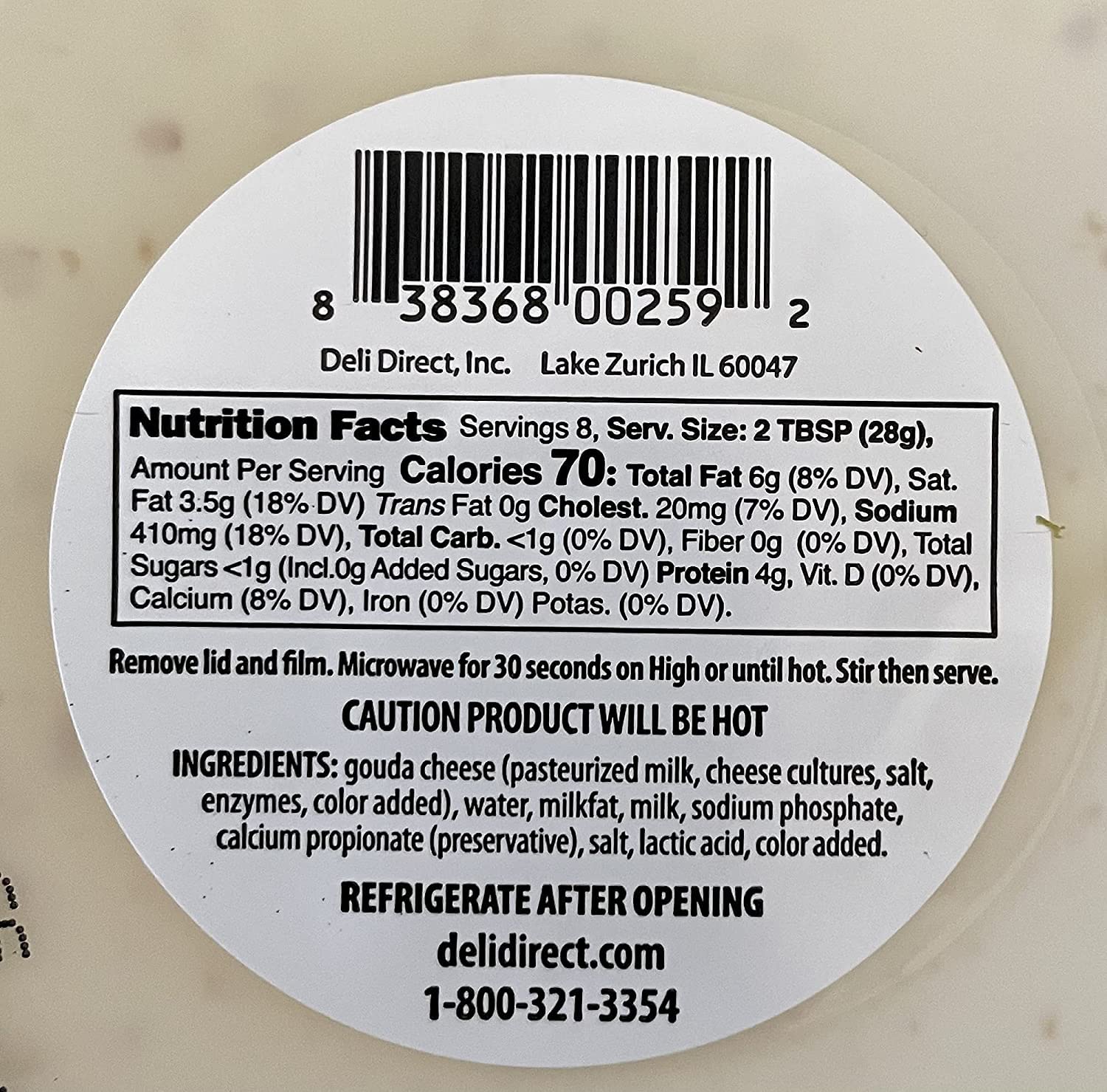 Cheese Spread, Shelf Stable, Wisconsin, Great as Snack Dips for Pretzels or Veggies, (1pk, Smoked Gouda)