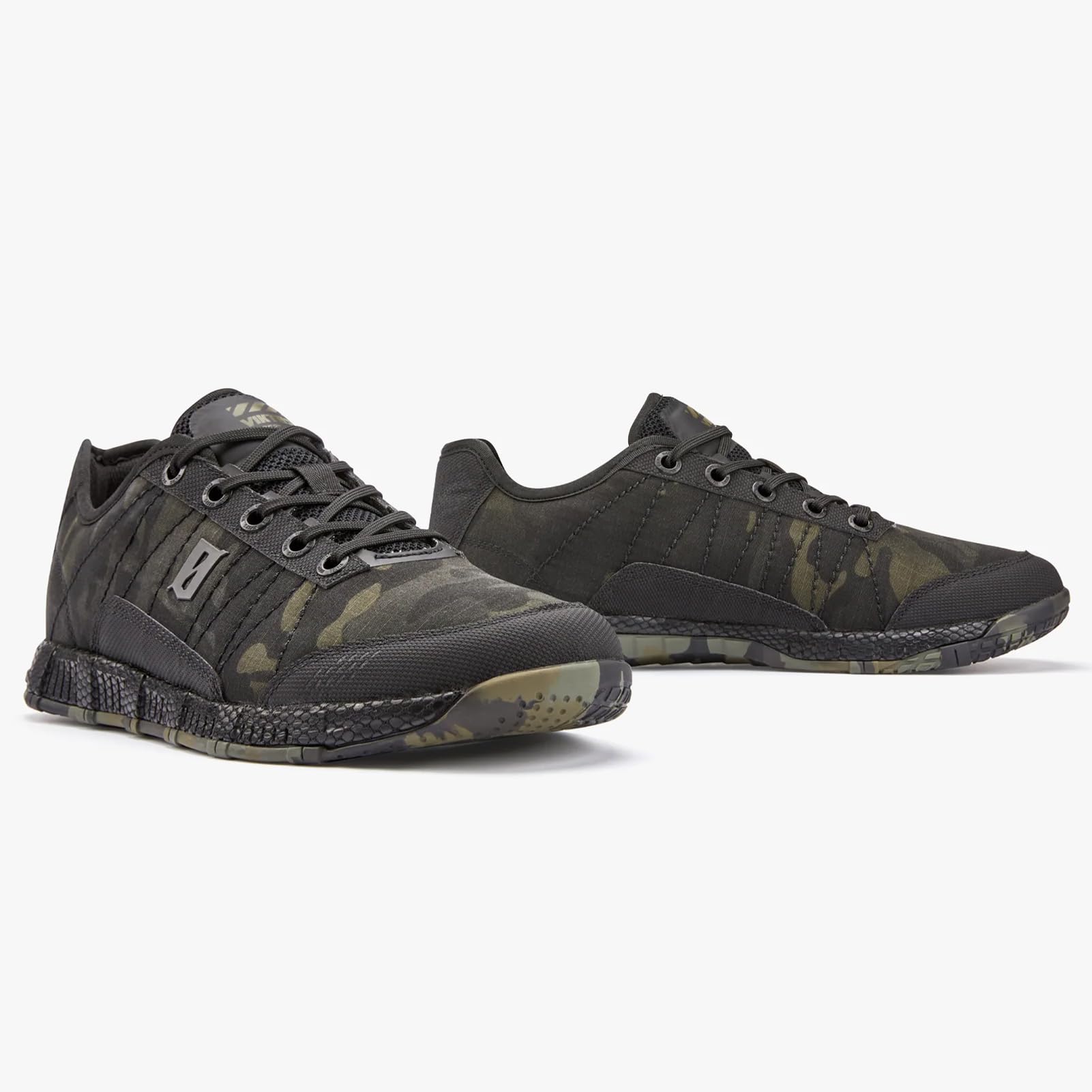 VIKTOS Men's Core 2 MC Sneakers | Lightweight Breathable Water-Resistant Sports Training Shoes with Heel-to-Toe Drop, Multicam Black, Size: 9