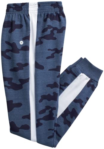 RBX Boys' Active Sweatsuit Set - 2 Piece Fleece Hoodie Sweatshirt and Jogger Sweatpants (8-12), Size 8, Navy Mesh