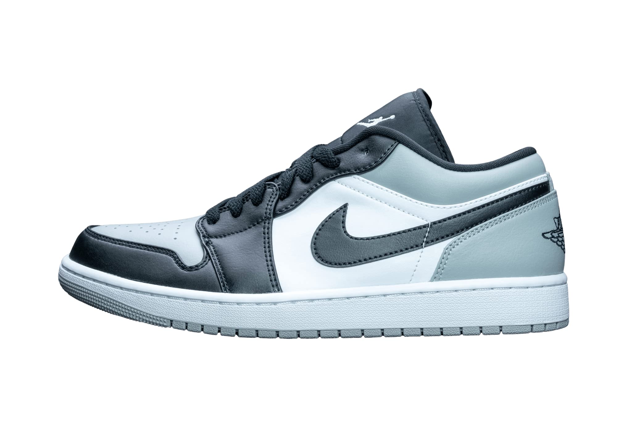 Nike Dunk Low Retro Women's Basketball Shoes, Lt Smoke Grey Black White, 10 US