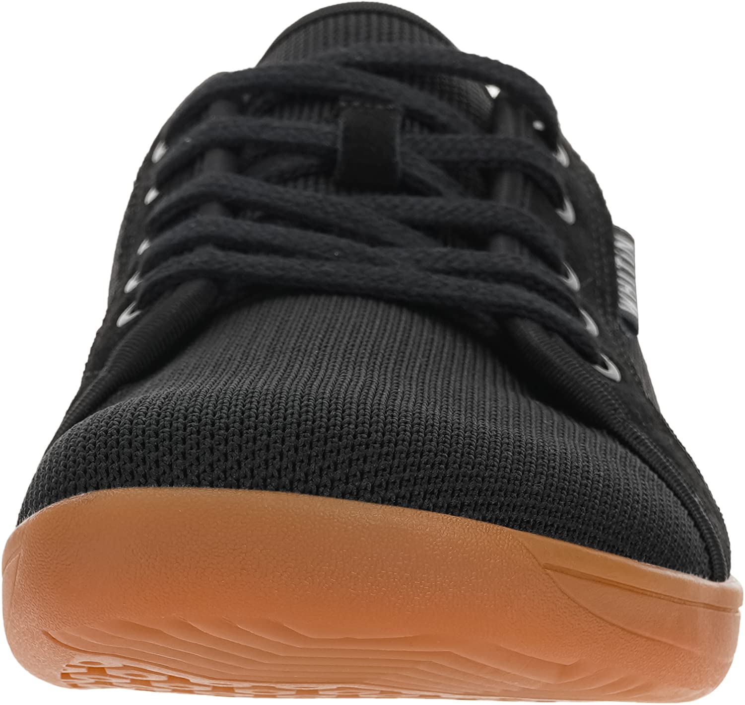 WHITIN Women's Barefoot Wide Width Toe Box Shoes Fashion Minimalist Sneakers Zero Drop Size 9 Road Running Gym Cute Training Walking Flat W81 Black 40