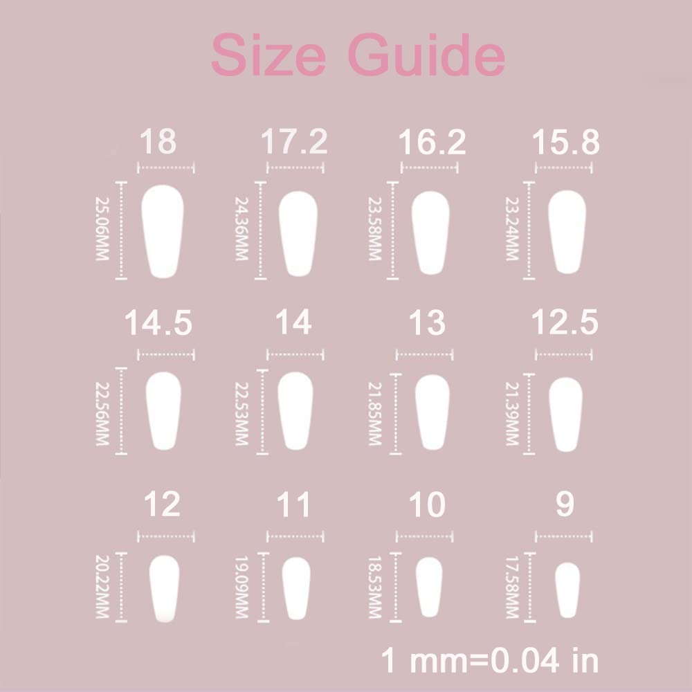 Redykat 24PCS Glossy Green Ombre Coffin Press On Nails, Salon Quality Nail art, Extra Long Acrylic Fake Nails, Witchy Nails (Green&Black Ombre)