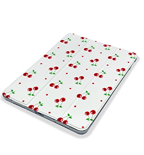 Cute Berry Cherry Fruit case Compatible with iPad Mini Air Pro 7.9 8.3 9.7 10.2 10.9 11 12.9 inch Pattern Cover New 2022 2021 Trifold Stand 3 4 5 6 7 8 9 Generation 416 (9.7" 5/6 gen)