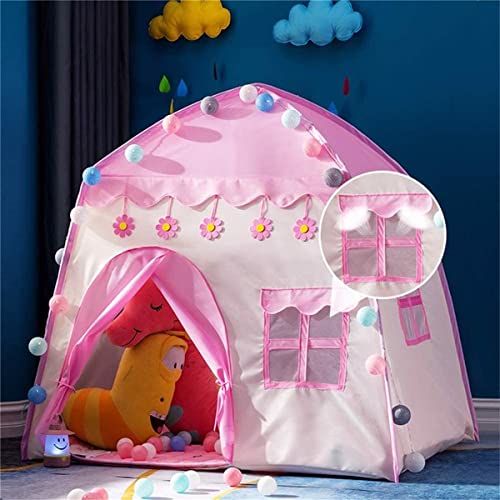 GBB Kids Play Tent Princess Playhouse Pink Castle Play Tent