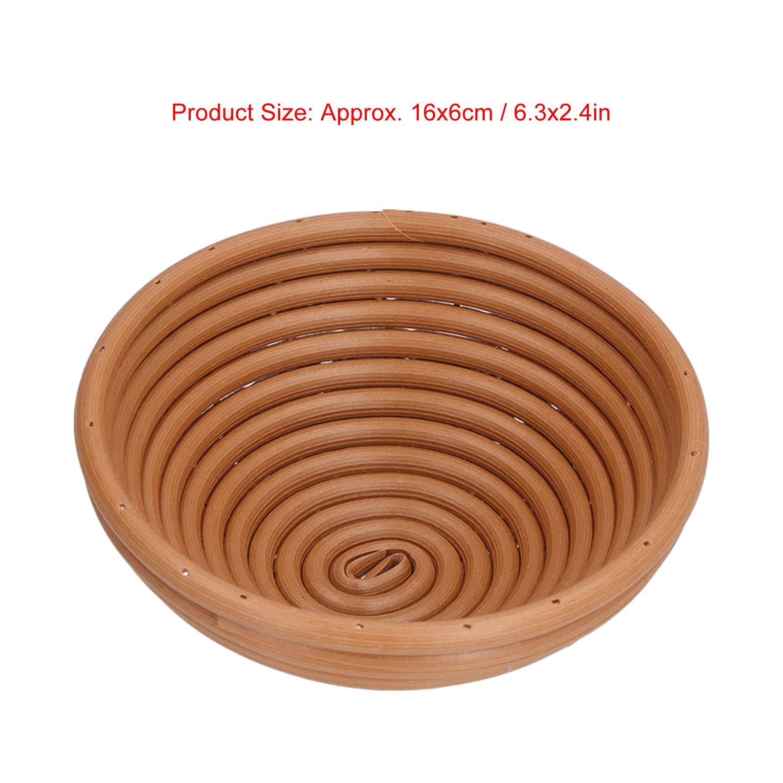 Cyrank Bread Proofing Basket, Banneton Proofing Basket Baking Bowl Dough Gifts for Bakers Proving Baskets for Professional and Home Bakers(#1)