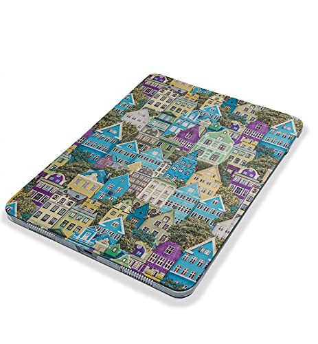 Cute House Design Art case Compatible with iPad Mini Air Pro 7.9 8.3 9.7 10.2 10.9 11 12.9 inch Pattern Cover New 2022 2021 Trifold Stand 3 4 5 6 7 8 9 Generation 361 (10.2" 7/8/9 gen)