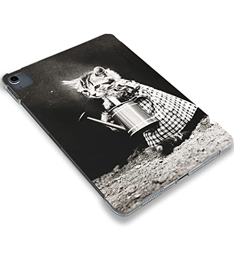 Kawaii Animal Funny Kitten case Compatible with iPad Mini Air Pro 7.9 8.3 9.7 10.2 10.9 11 12.9 inch Pattern Cover New 2022 2021 Trifold Stand 3 4 5 6 7 8 9 Generation 364 (11" Pro 1/2/3 gen)