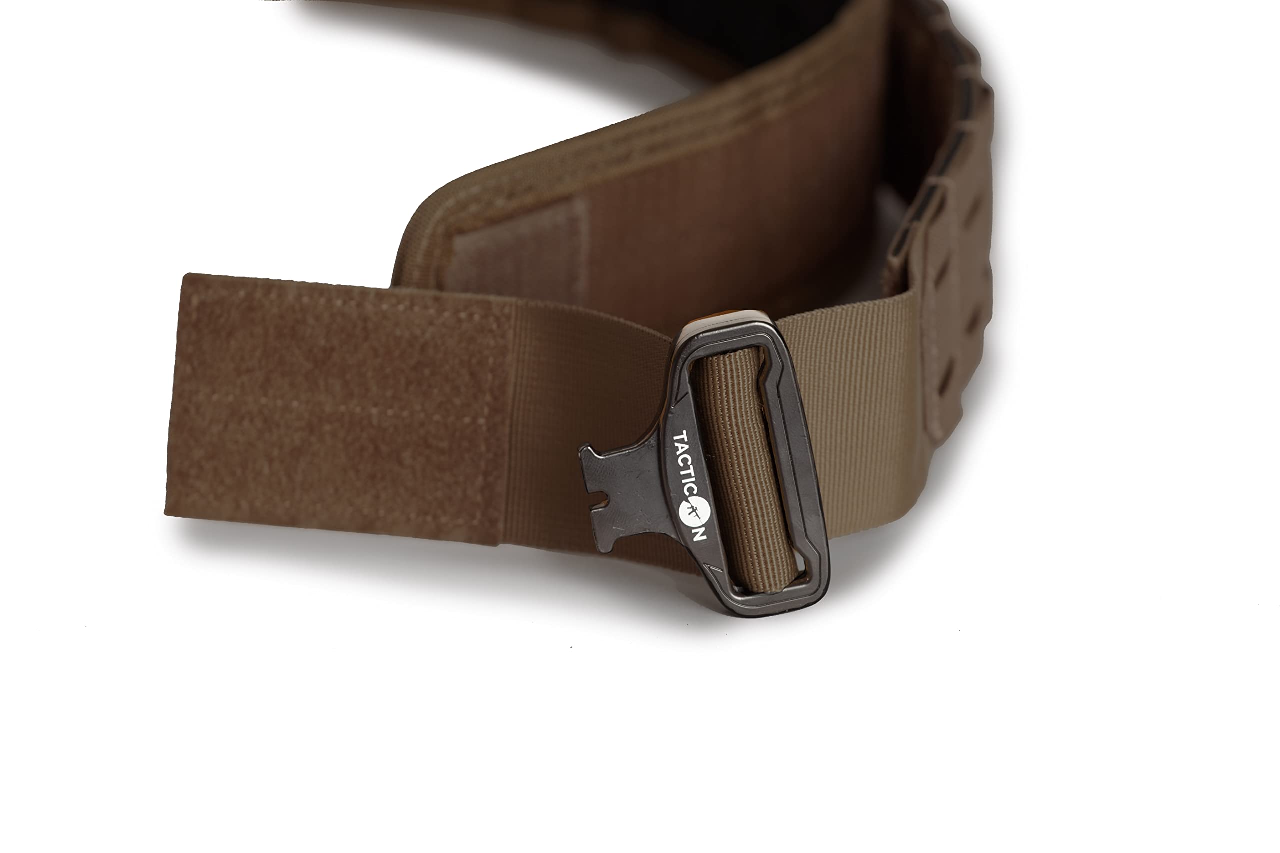 Tacticon Battle Belt | Padded Tactical Nylon Belts | Disabled Combat Veteran Owned Company | Heavy Duty Belt Quick Release Metal Buckle