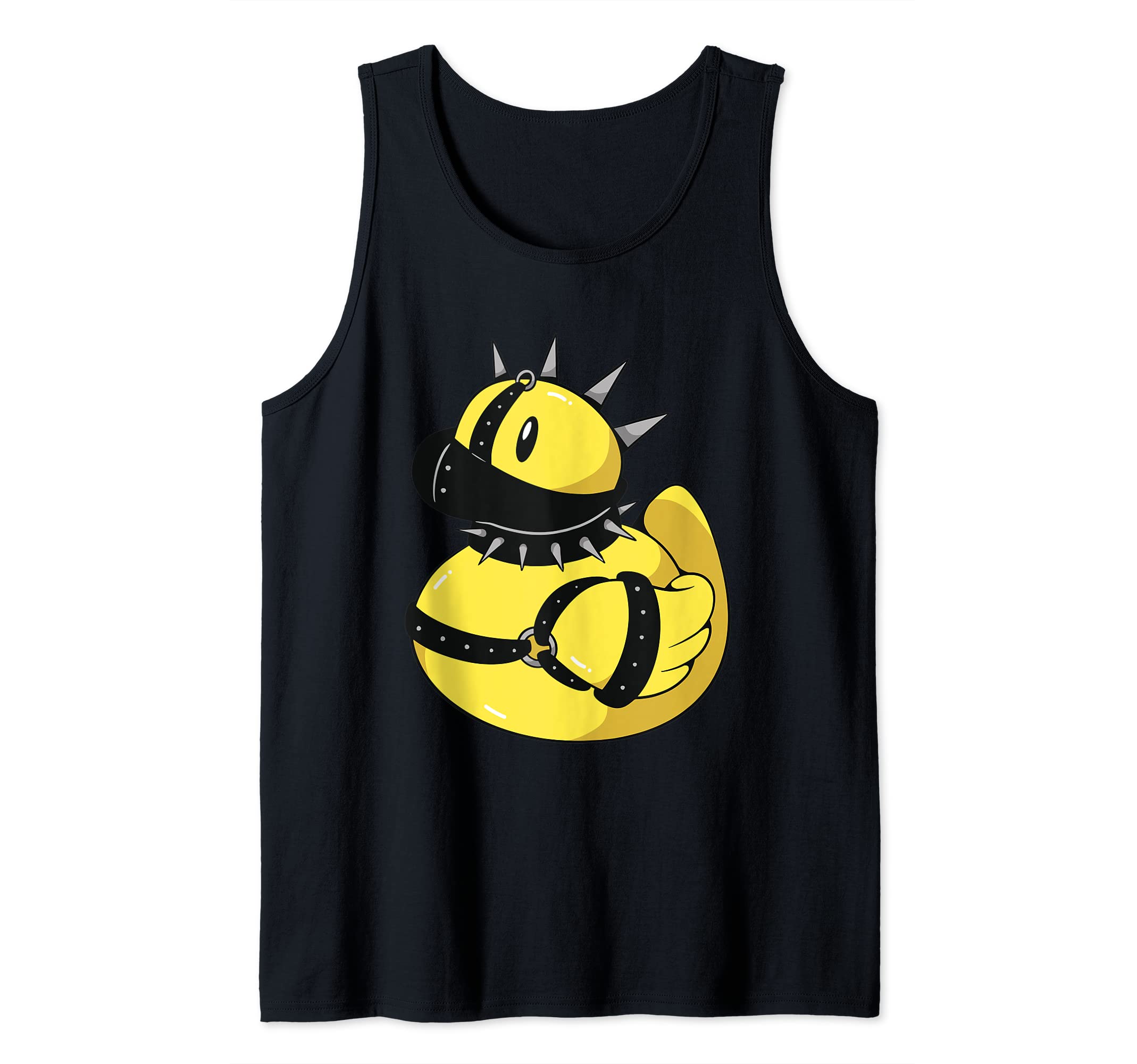 Punk goth rubber duck bath toy gothic Tank Top