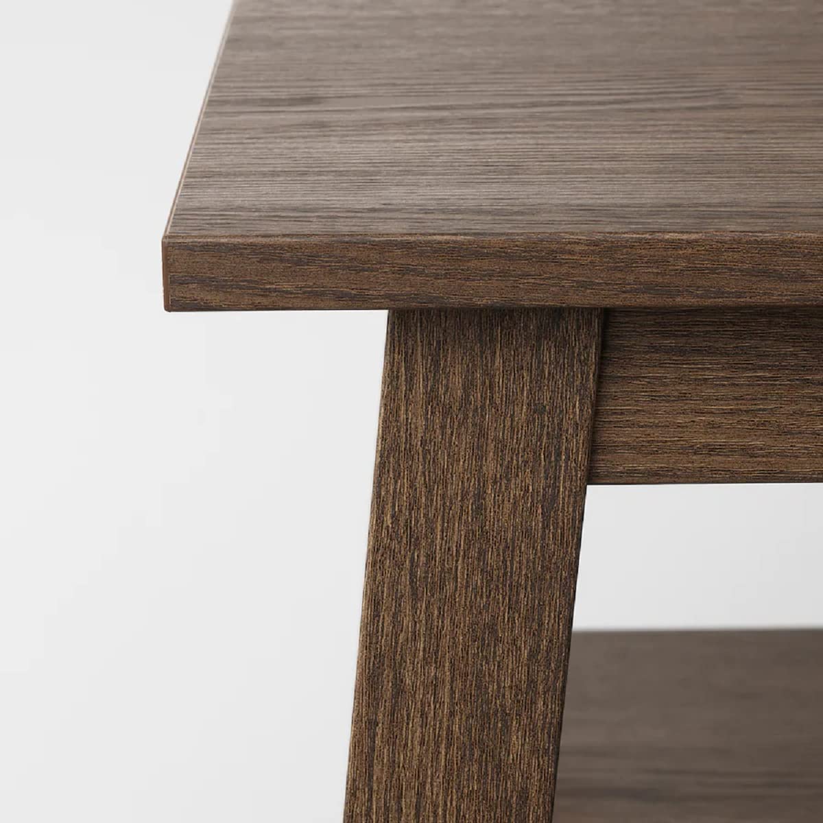 Ikea Little Loved Corner LUNNARP Coffee Table, Side Table, Brown 90x55 cm