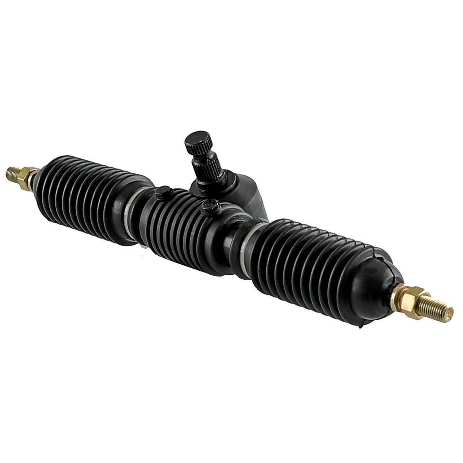 TDPROMOTO Steering Wheel Steel Kit Gear Rack Pinion Adjustable Shaft Set Replacement for 110cc Go Kart