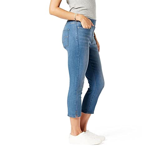Levi Strauss Signature Gold Women's Totally Shaping Pull On Capri (Also Available in Plus Size), Gold Point, 8