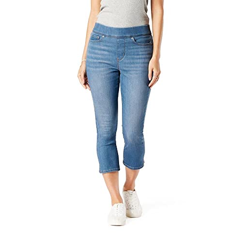 Levi Strauss Signature Gold Women's Totally Shaping Pull On Capri (Also Available in Plus Size), Gold Point, 8