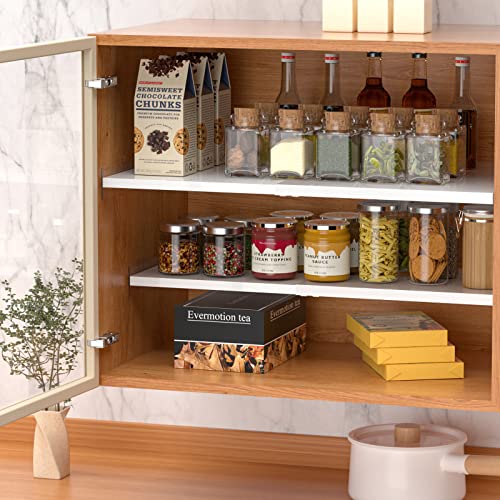 GNEOUS Greal Adjustable Closet Shelves Heavy Duty Wardrobe Organizer Expandable Storage Shelves Rack Closet Dividers Separators for Kitchen Bathroom Bedroom Garage, 19.67" Width Max