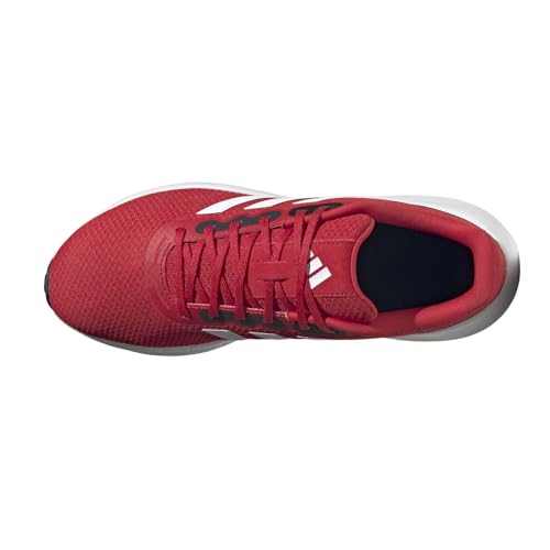 adidas Men's Run Falcon 3.0 Shoe, Better Scarlet/White/Black, 9.5