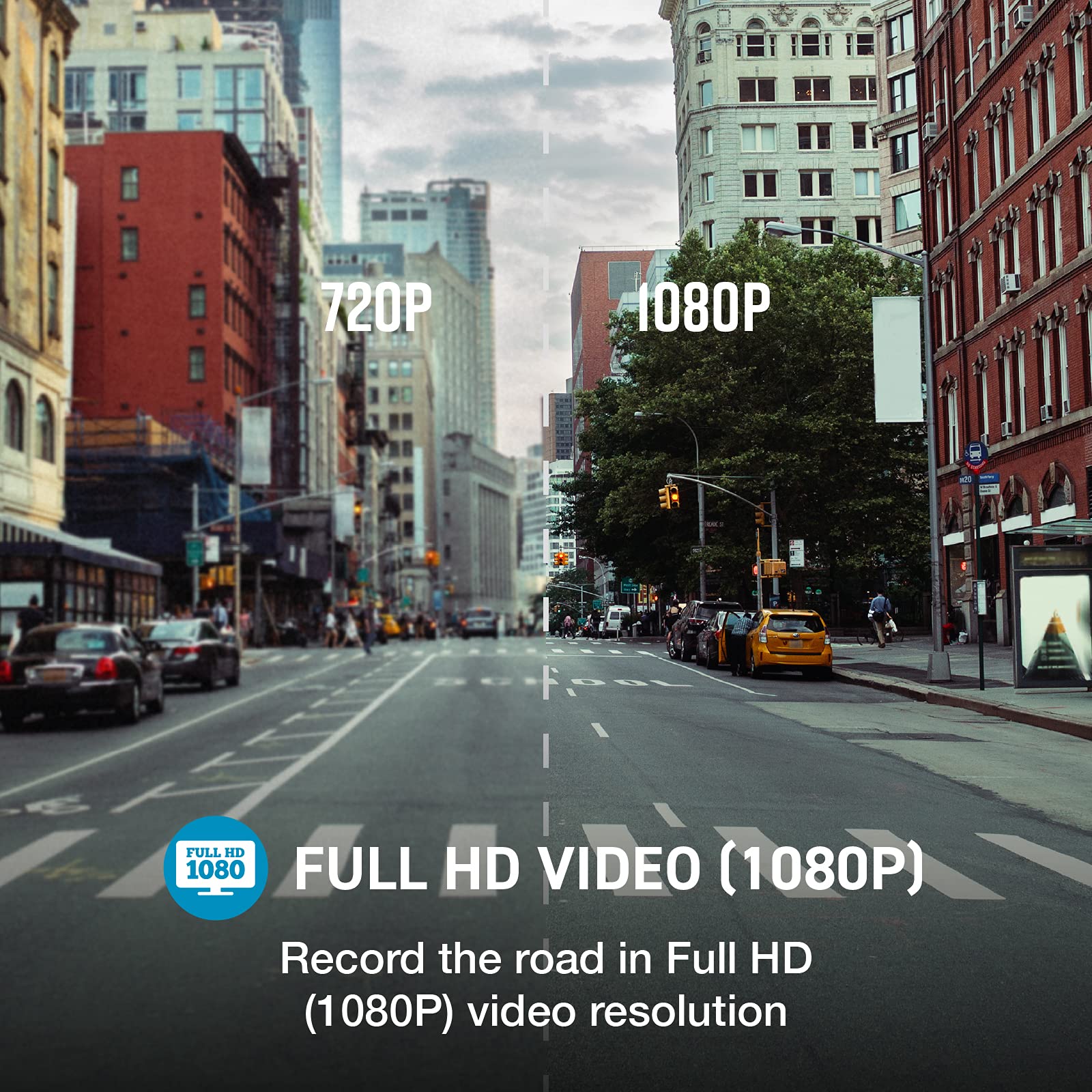 Escort M2 Smart Dash Cam (1080P) + Escort EZ Mag Mount for Radar Detectors