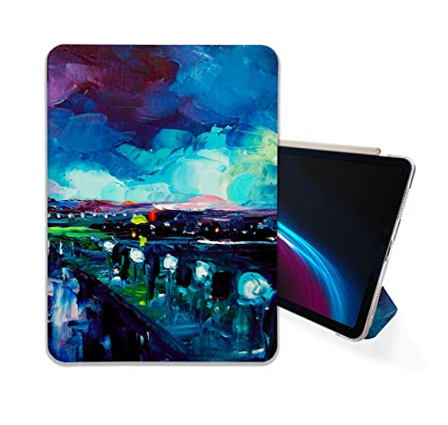 Cute Paris Eiffel Tower case Compatible with iPad Mini Air Pro 7.9 8.3 9.7 10.2 10.9 11 12.9 inch Pattern Cover New 2022 2021 Trifold Stand 3 4 5 6 7 8 9 Generation 260 (9.7" Air 1/2)