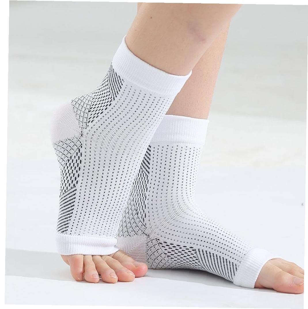 3pair Plantar Fasciitis Support Socks Men Women Sleeves for Weak Ankles Arches Heels - Pain Relief Night Splint Sock