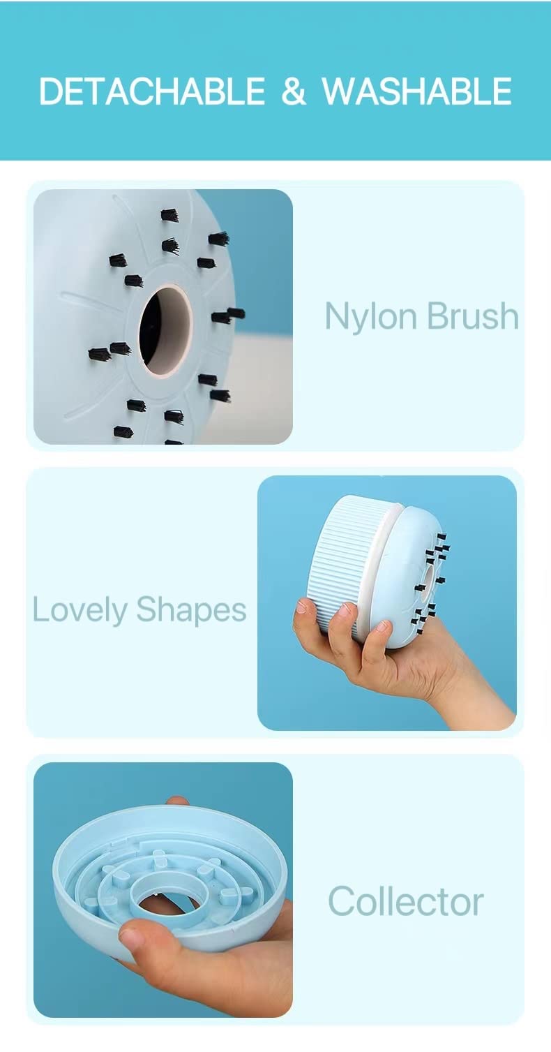 OIF Desktop Vacuum Cleaner, Table Vacuum Cleaner,Mini Table dust Sweeper Convenient Two AA Batteries Cordless&360º Rotatable Design for Keyboard/Home/School/Office