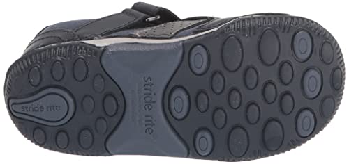 Stride Rite Boy's SRT Wes Sneaker, Blue, 8 X-Wide Toddler