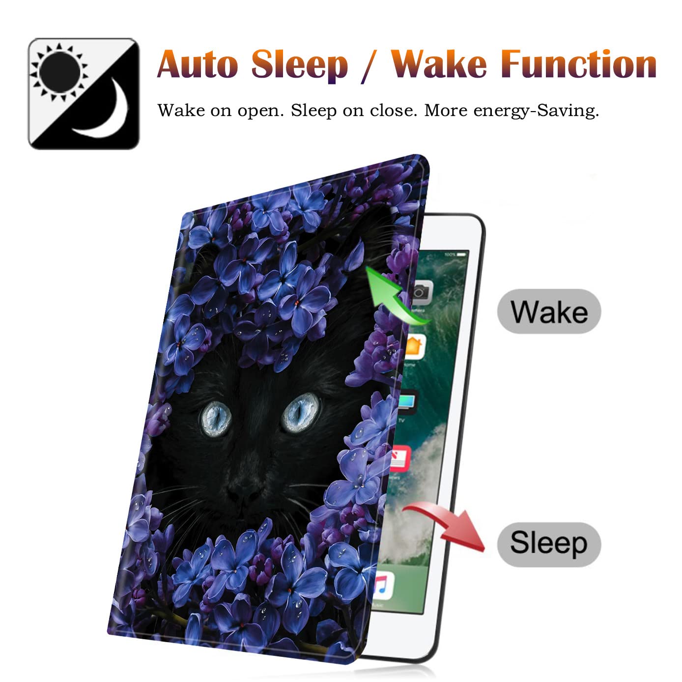 CharmLife Samsung Galaxy Tab A8 10.5 2022 Slim Case with Adjustable Stand Cover with Auto Wake/Sleep Smart Cover for Samsung Galaxy A8 HO-Tab-A8 10.5-011 0