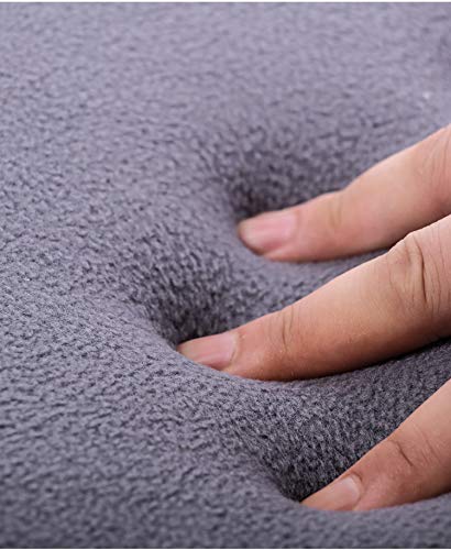 QIAOQI Dog Bed Kennel Pad Crate Mat Washable Orthopedic Antislip Beds Dense Memory Foam Cushion Padding Bolster | Perfect Sleep Bedding Pads for Carrier Cage