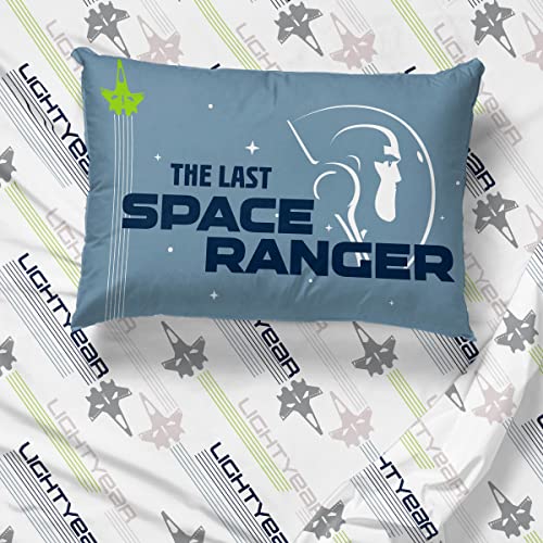 Jay Franco Disney Pixar Lightyear Ready to Go 5 Piece Twin Size Bed Set - Includes Comforter & Sheet Set - Bedding Features Buzz - Super Soft Kids Fade Resistant Microfiber (Official Product)