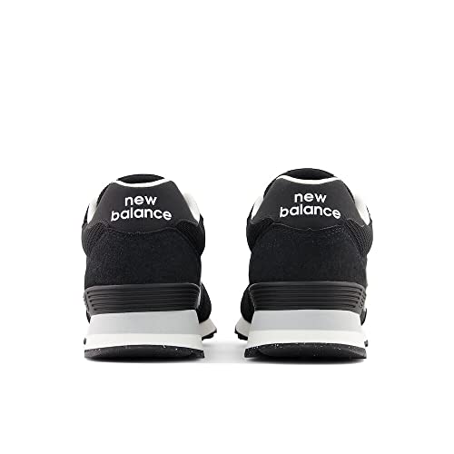 New Balance Men's 515 V3 Sneaker, Black/White/Aluminum Grey, 10