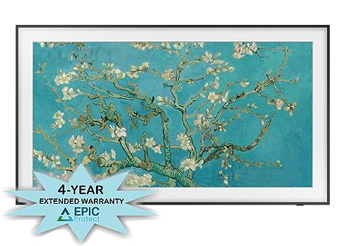 SAMSUNG QN55LS03BAFXZA 55" The Frame 4K UltraHD Smart QLED TV with an Additional 4 Year Coverage by Epic Protect (2022)(USED)
