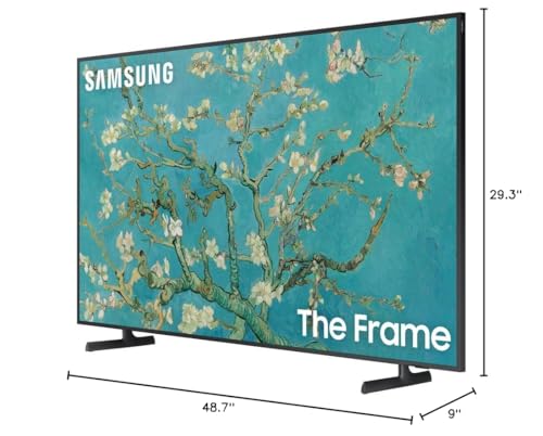 SAMSUNG QN55LS03BAFXZA 55" The Frame 4K UltraHD Smart QLED TV with an Additional 4 Year Coverage by Epic Protect (2022)(USED)