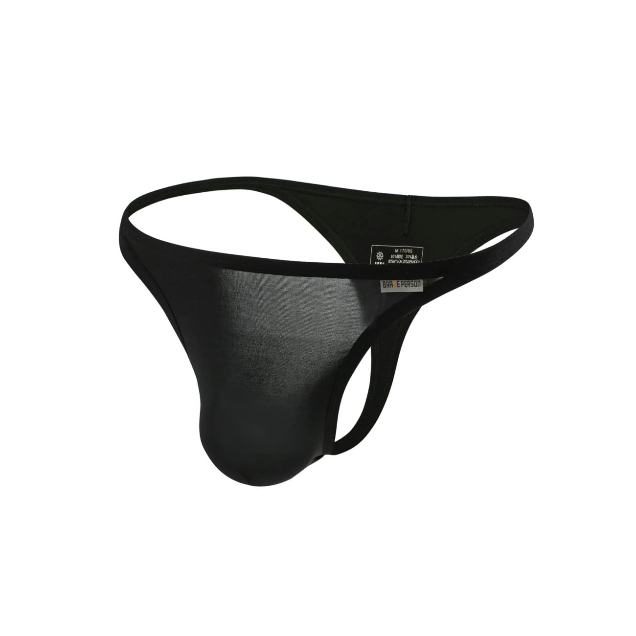 MuscleMate 2022 New Men's Thong Underwear, Hot Men's Thong G-String Underwear, No Visible Lines. (Medium, Black)