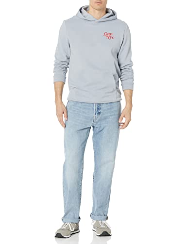 GAP mens Vintage Soft Hoodie Sweatshirt, Crystal Blue Dusk, Small US