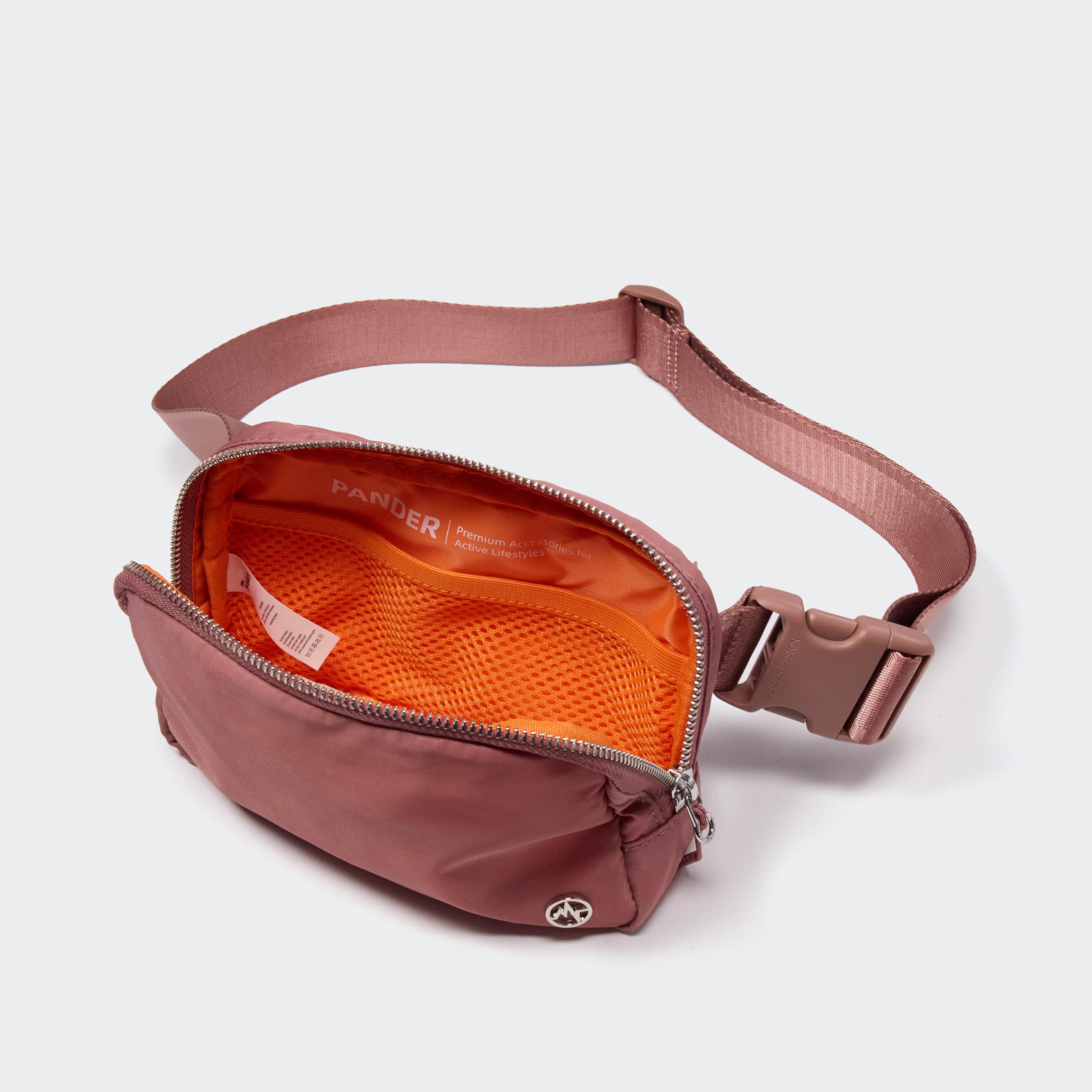 Pander Unisex Belt Bag Fanny Pack for Women with Adjustable Strap, Small Waist Pouch for Workout Running Traveling Hiking (Dune).