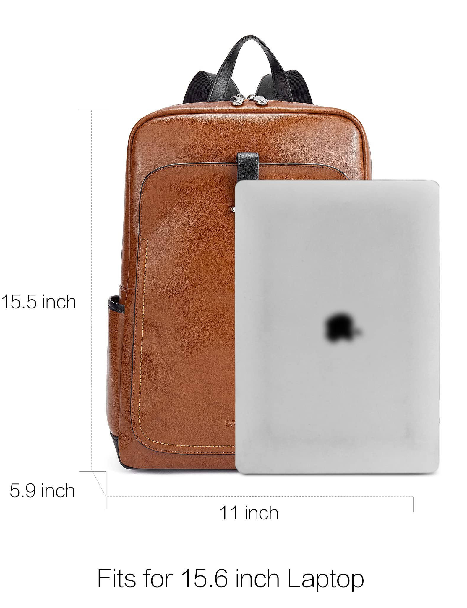 BOSTANTEN Womens Leather Wallets Bundle Genuine Leather Backpack