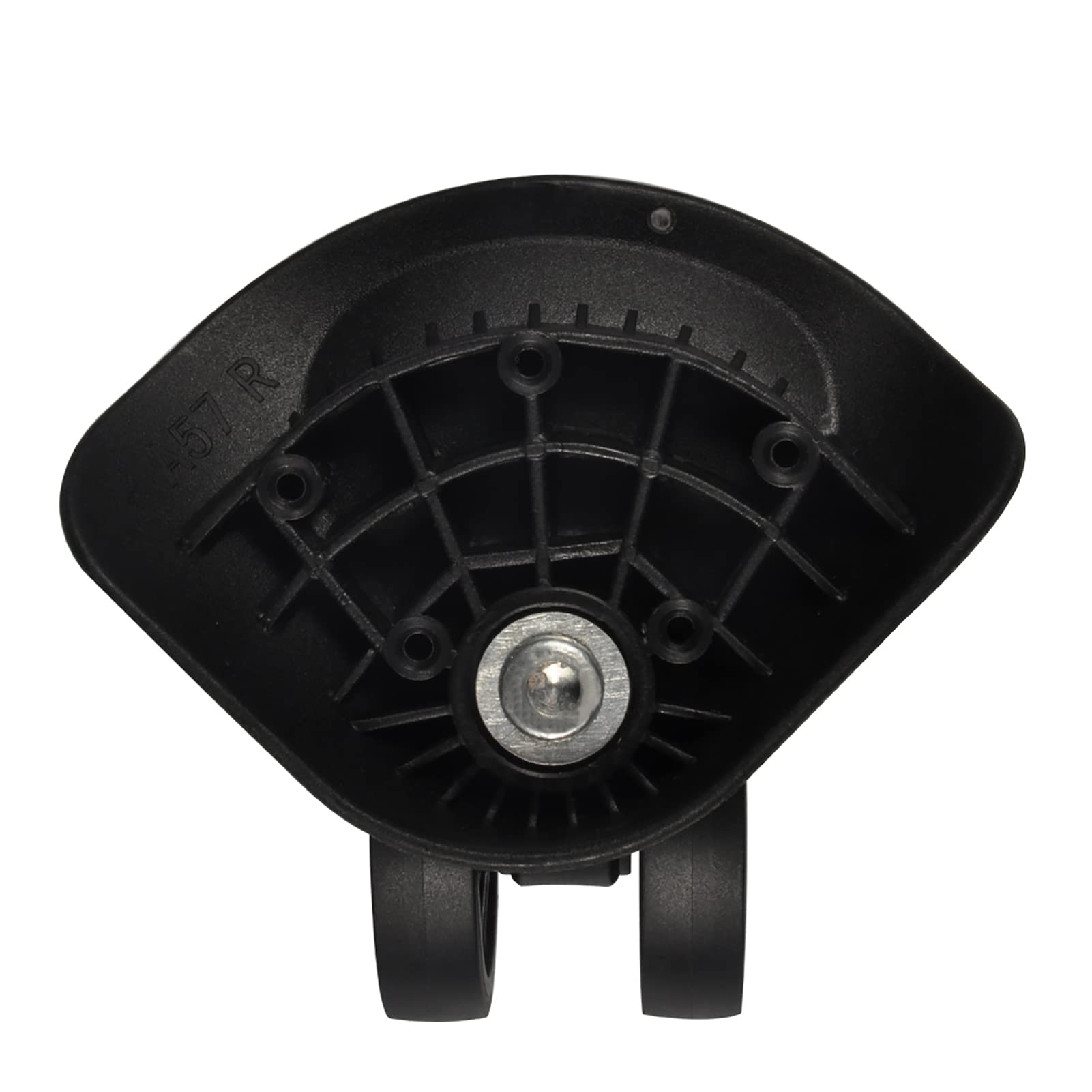 Luggage Suitcase Replacement Wheel, 360 Degree Swivel Caster Wheel Black Plastic Travel Luggage Trolley Spare Rotating Wheel for Outdoor Repair Replacement