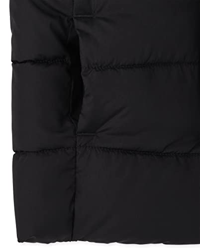 The Children's Place Boys' Medium Weight Puffer Jacket, Wind, Water-Resistant, Black, Medium (7/8)