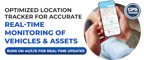Magnetic GPS Tracker for Vehicles | Real-Time Car and Asset Tracking | Rechargeable Long-Life Battery (2-7 Months) | Global Coverage | Ideal for Teens, Elderly and Fleet Monitoring | Software Included