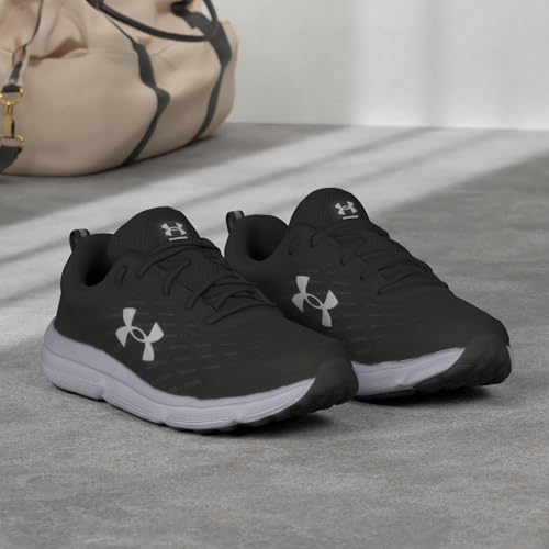 Under Armour Men's Charged Assert 10, (001) Black/Black/White, 10, US