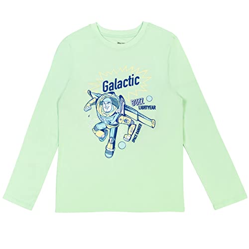 Disney Pixar Toy Story Buzz Lightyear Woody Toddler Boys 2 Pack Graphic T-Shirts Blue/Green 5T