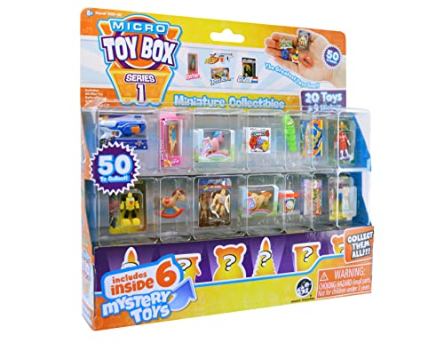 World's Smallest Micro Toy Box Series 1 Mini Collectibles 20 pc Set