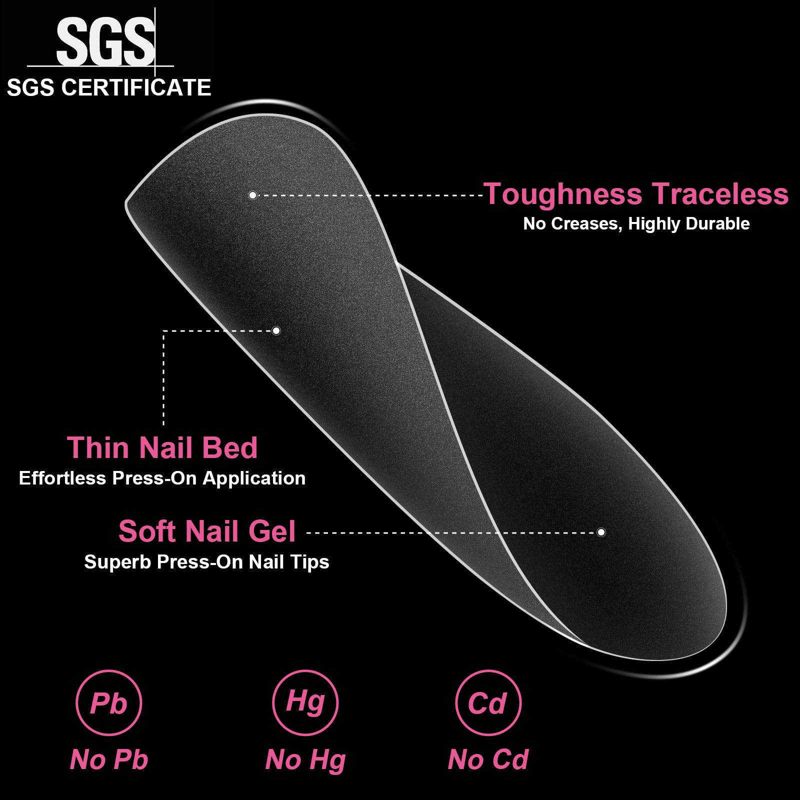 UNA GELLA Short Almond Gel Nail Tips - 360Pcs 15 Sizes Full Matte Pre-Buff Natural Look & Perfect Fit Full Cover Clear Acrylic False Gelly Nail Tips Long-Lasting Easy to Apply & Remove Ideal for DIY