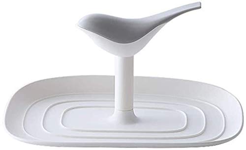 Pot Lid And Spoon Rack Bird-shaped Storage Rack Spoon Pot Pot Lid Rack Cooking Storage Kitchen Decoration Tool Holder (Color : White)