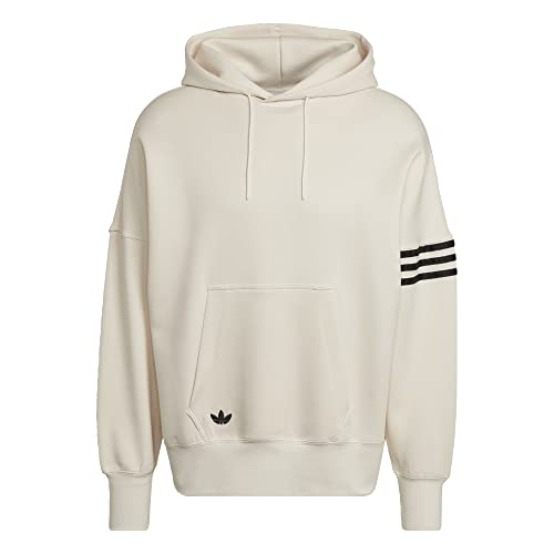 adidas Originals Men's Adicolor Neuclassics Hoodie, Wonder White, Small