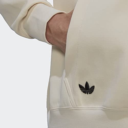 adidas Originals Men's Adicolor Neuclassics Hoodie, Wonder White, Small