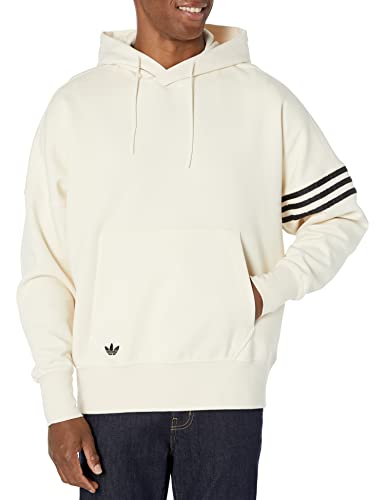 adidas Originals Men's Adicolor Neuclassics Hoodie, Wonder White, Small