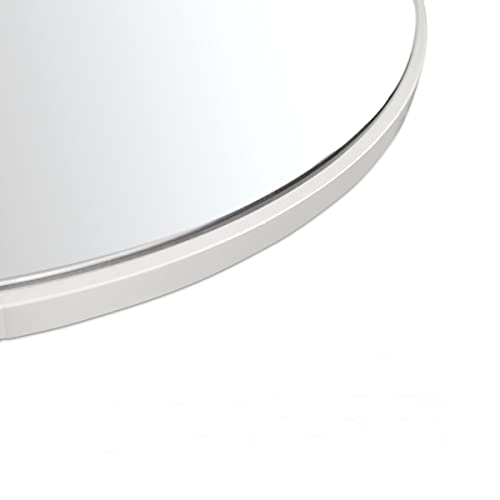 XKZG 64" x 21" Arched Full Length Mirror Floor Mirror with Wooden Frame Full Body Mirror Stand Mirror Wall Mounted Mirror for Bedroom Living Room - White