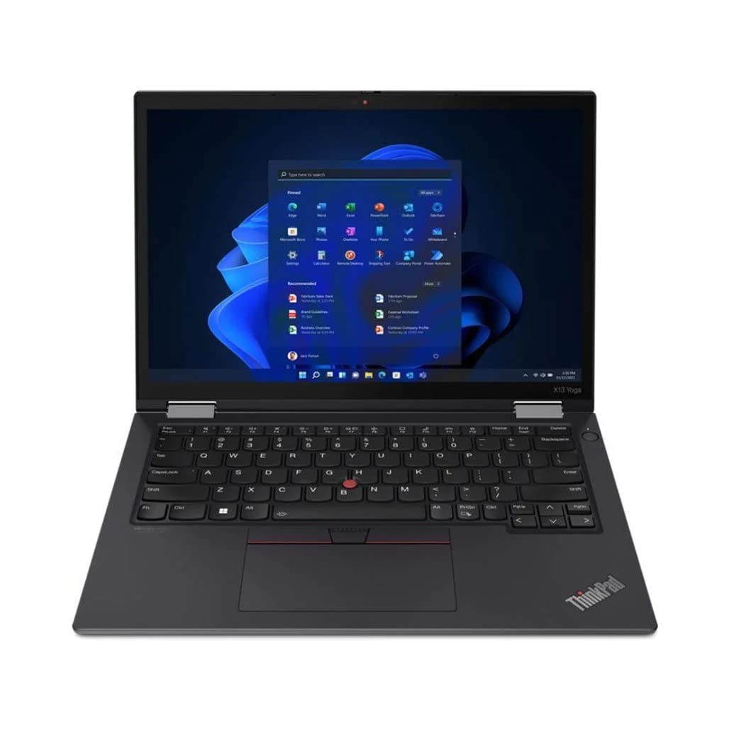 Lenovo ThinkPad X13 Yoga Gen 2 13.3" WUXGA 2-in-1 Touchscreen (Intel 4-Core i5-1145G7, 16GB RAM, 512GB SSD) Business Laptop, Thunderbolt 4, Backlit, Fingerprint, 3-Yr Warranty, IST Cable, Win 11 Pro