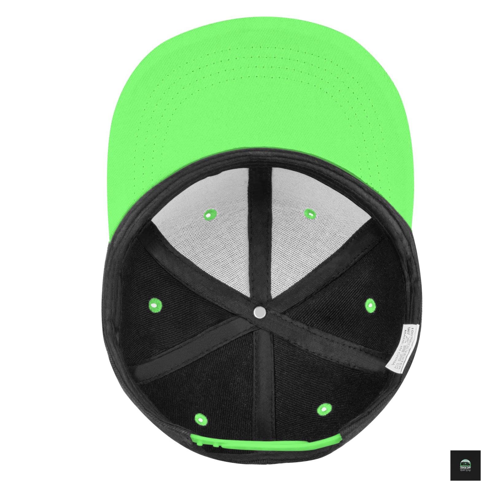 Trash Day Best Day Waste Management Garbage Truck Trucker Hat Green Men Adults Cowboy Adjustable Sun Summer Baseball Cap