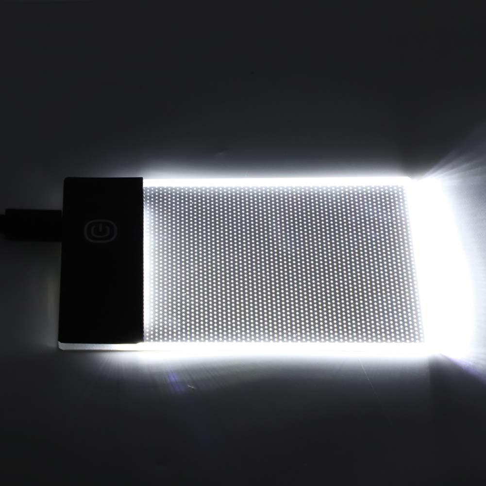 LED Light Box, Eye‑ A6 LED Light Pad Drawing LED Light Board Brightness Artcraft Tracing Flip Book Kit with Non‑Slip Backing, LED Copy Board Tablet