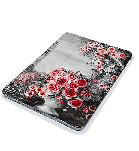 Big Ben London Roses case Compatible with iPad Mini Air Pro 7.9 8.3 9.7 10.2 10.9 11 12.9 inch Pattern Cover New 2022 2021 Trifold Stand 3 4 5 6 7 8 9 Generation 190 (11" Pro 1/2/3 gen)